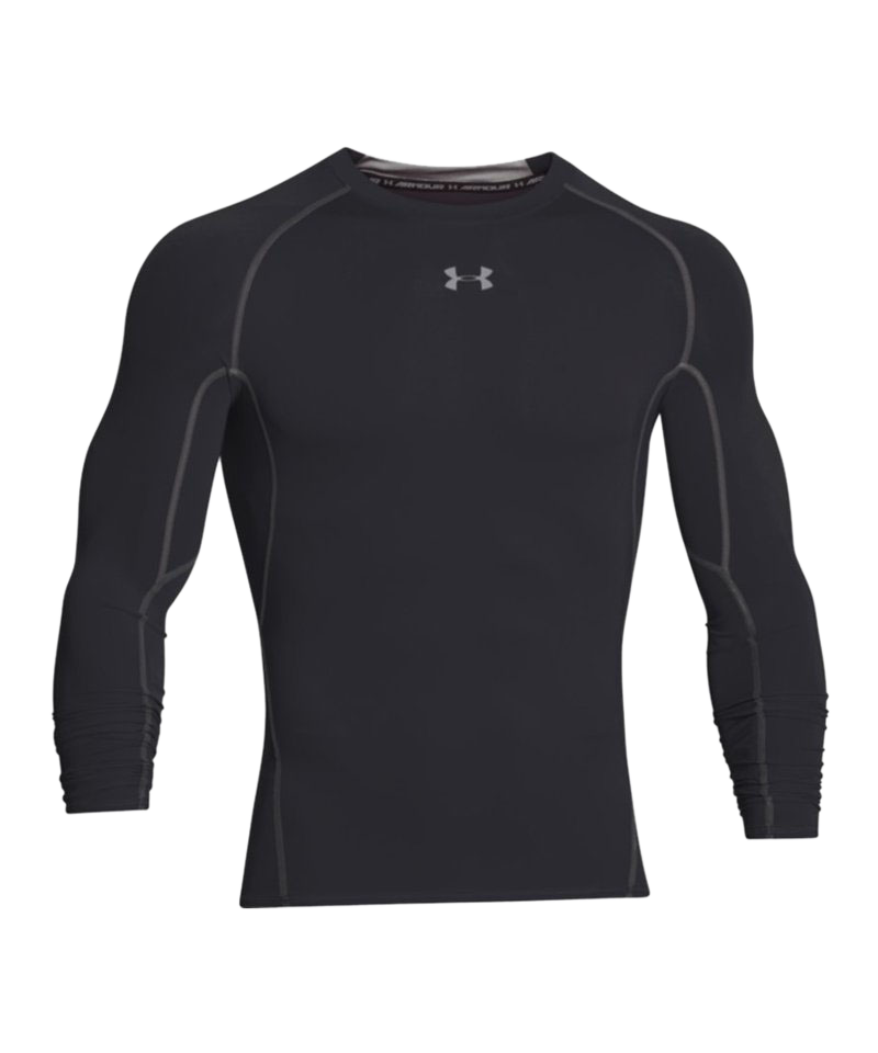 Under Armour Heatgear Compression LS Shirt - μαύρο